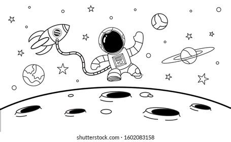 Clip Art Black And White Space Space Black And White Vector Art