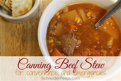 Canning Beef Stew For Convenience And Emergencies Recipe Canning