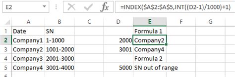 Excel Find Matching Row With Numerical Range Stack Overflow