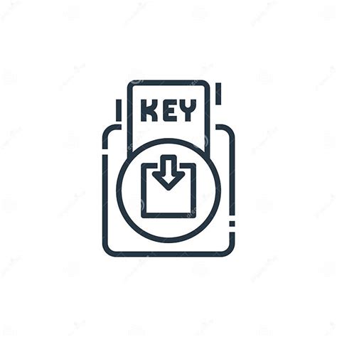 Vector De Icono De Tarjeta De Claves Del Concepto De Hotel Essentis