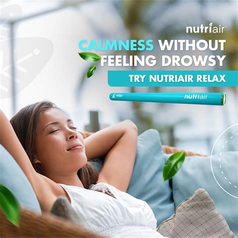 Nutriair Relax 200 Inhalable Vitamins (No Nic Tobacco) | Lazada PH