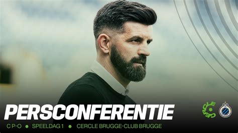 CERCLE BRUGGE CLUB BRUGGE C P 0 Persconferentie Na De Wedstrijd 1 1 YouTube