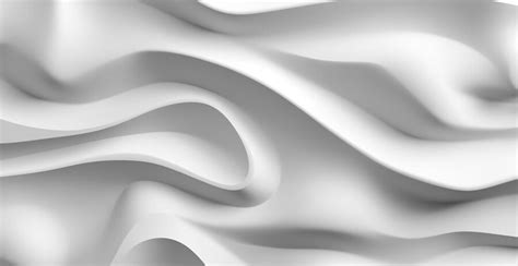 Premium Ai Image White Volumetric Abstract Background Curved Lines And Shapes Ai Generated Image