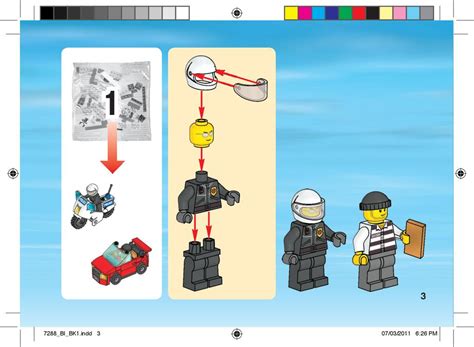 Návod na stavbu 1 LEGO City 7288 Mobilní policejní stanice Zbozi cz