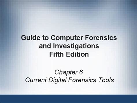 Guide To Computer Forensics And Investigations Fifth Edition