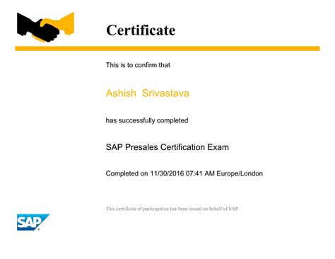 Sap Presales Certification Exam Pdf