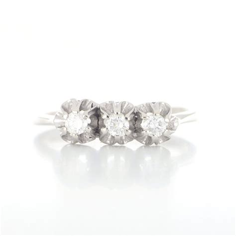 Kt White Gold Ring Ct Diamond Catawiki