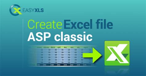 How To Create Excel File In Classic Aspvbscript Using Easyxls Library Reasyxls