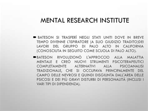 INTRODUZIONE AL PENSIERO DI BATESON Ppt Scaricare