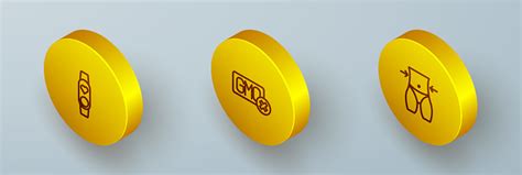 아이소메트릭 라인 설정 하트가 있는 스마트 시계 Gmo 없음 및 여성 허리 아이콘 벡터 3차원 형태에 대한 스톡 벡터 아트 및 기타 이미지 3차원 형태 Dna 건강