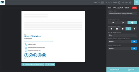 Social Media Icons For Email Signatures