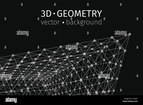 digital plexus of glowing lines and dots futuristic digital background
