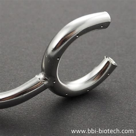 05 L Ring Sparger Downwards Facing Holes With 08 Mm Bioreactors