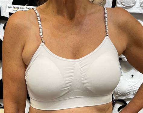 White With Silver Chain Straps Detachable Strap Its Bra The Added Touch