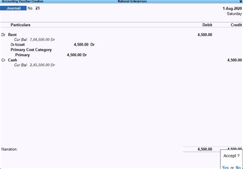 How To Record Accounting Entry In Tallyprime Tallyhelp