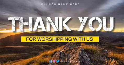 Thank You For Joining Us Template Postermywall