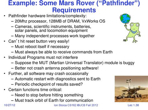 CS162 Operating Systems And Systems Programming Lecture 1 Overview