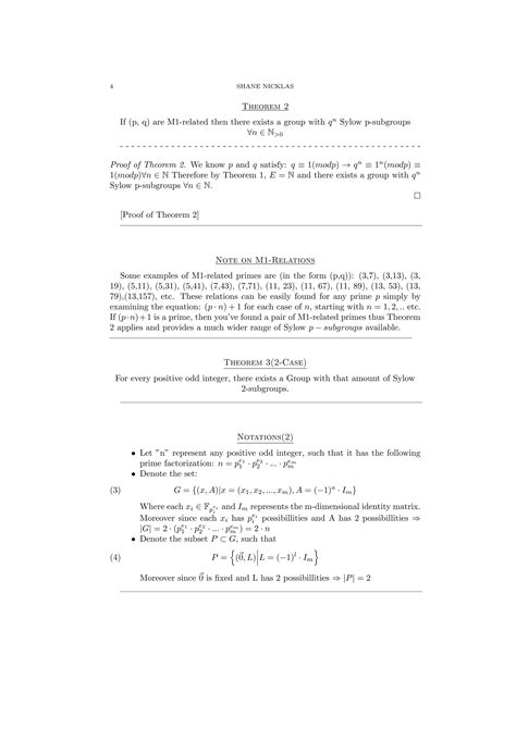 Specific Finite Groups General PDF