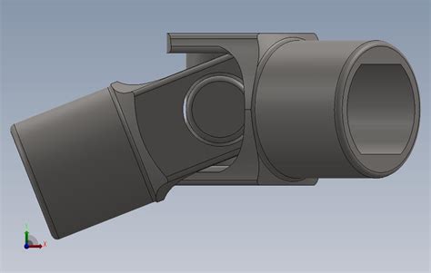 转向u型接头34英寸dd至1英寸dd solidworks 2017 模型图纸免费下载 懒石网