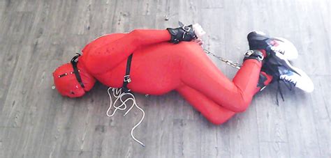 Hogtied In Red Image Thisvid Tube