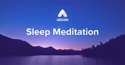 Abide Bible Sleep Meditation Christian Podcast