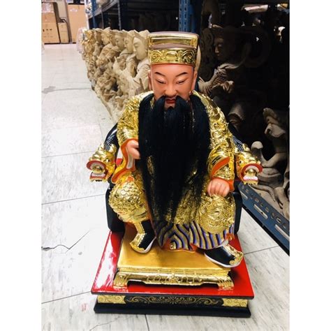 「華誠」一尺三 王爺 文身王爺適用 李府 朱府 張府 溫府 五府千歲 五府王爺 金身 神像 樟木 雕刻 佛具 蝦皮購物