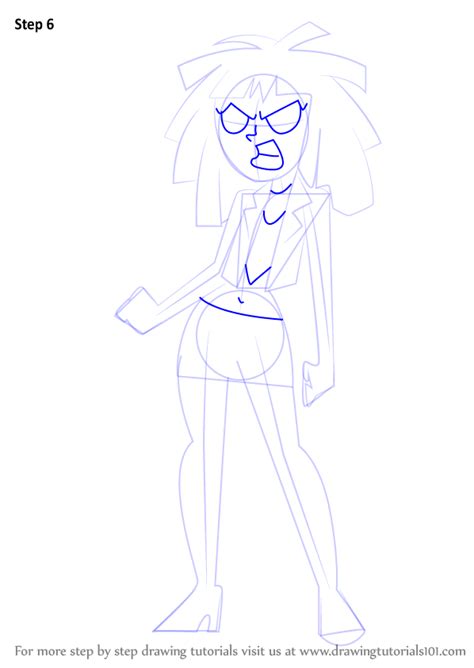How To Draw Kitty From Danny Phantom Danny Phantom Step By Step