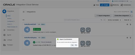 Oracle Integration Cloud Service ICS First Impression