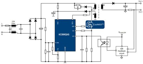 130w Single Stage Ac Dc Fly Back Controller For Battery Charging
