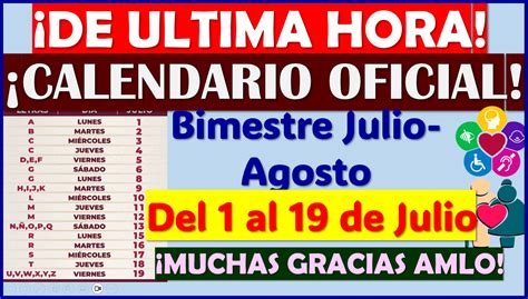 ≫ InformaciÓn De Ultima Hora Calendario Oficial De Pagos De Las