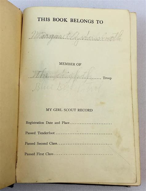 Lot 1927 Scouting For Girls Official Handbook Of The Girl Scouts