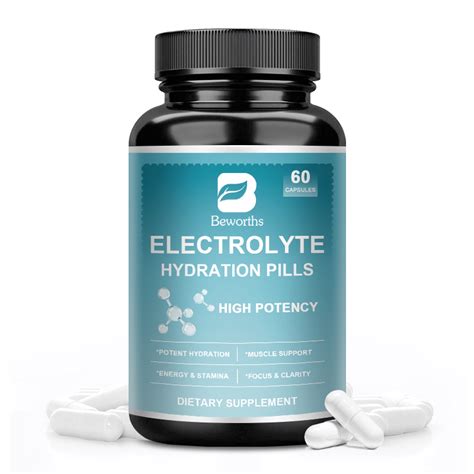 Electrolyte Hydration Pills Electrolyte Supplements With Magnesium