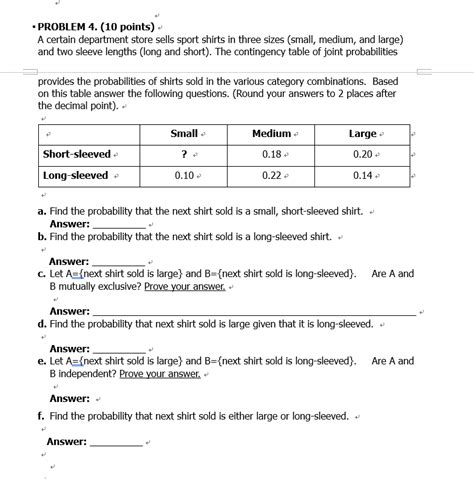 solved problem 4 10 points a certain department store