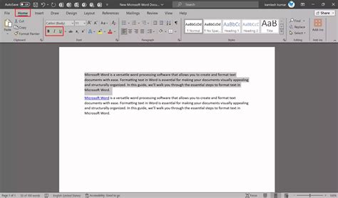 How To Format Text In Microsoft Word Gear Up Windows