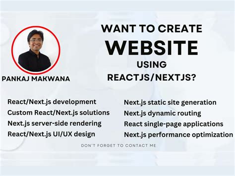 A React Next Js Development And Design React Development React
