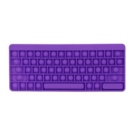 Stuff Certified® Pop It Keyboard Fidget Anti Stress Toy Keyboard