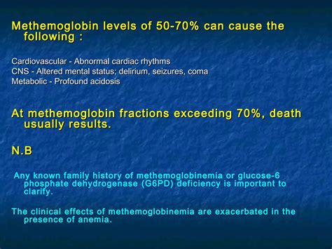 Methemoglobinaemia Ppt