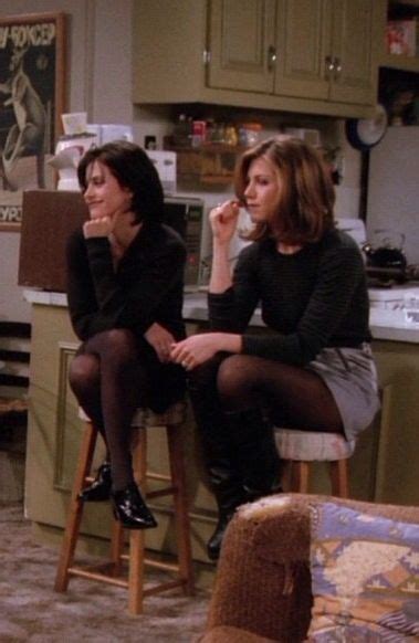 Jennifer Aniston And Courtney Cox Rachel Green Brown Boots Rachel