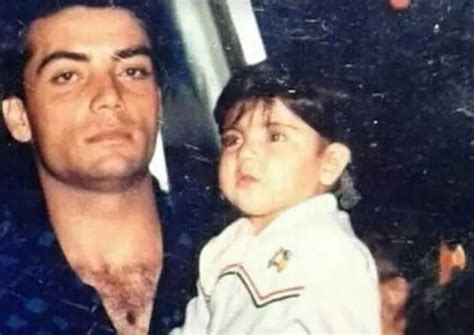 پدر این خانم بازیگر مانند مدل های آمریکایی است پدر و دختر هردو زیبا