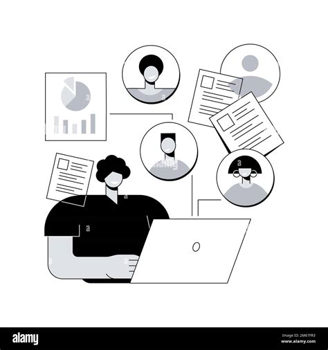 Hr Software Abstract Concept Vector Illustration Hr Management