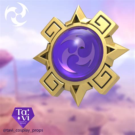 🎨 Natlan Electro Vision Genshin Impact 3d Print Cosplay Stl Files・ 3d File For 3d Printing・cults