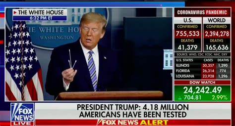 Trump Shows Testing Swabs Q Tips At Coronavirus Briefing