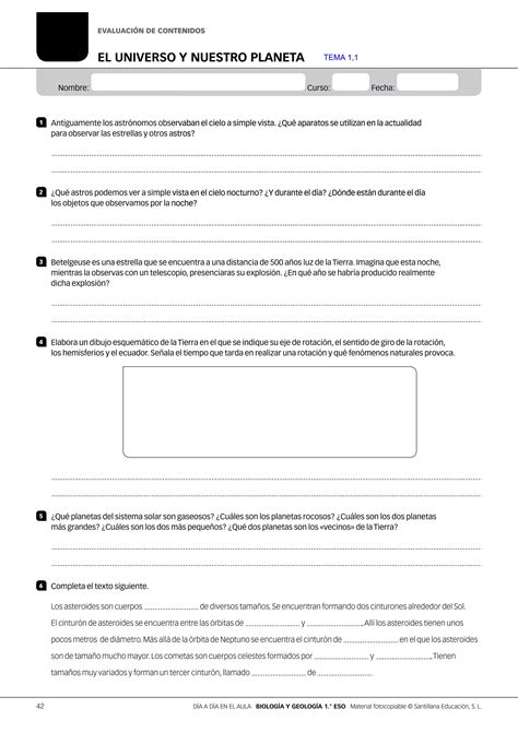 Cuadernillo De Recuperación 1º Eso Ciencias Naturales Pdf
