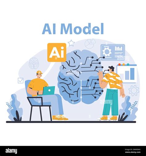 Ai Model Concept Illustration Of Machine Learning Innovation With