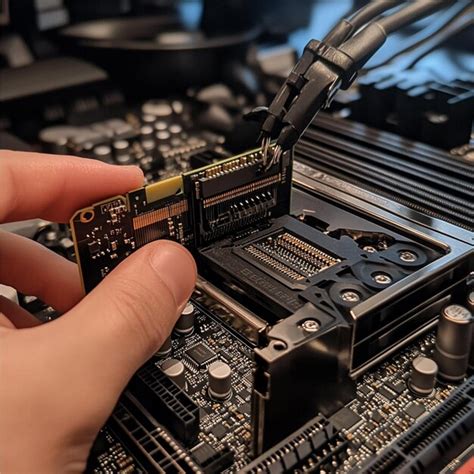 Instalação De Uma Gpu Em Uma Placa Mãe Com ênfase No Slot Pcie E Nos Conectores De Alimentação