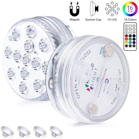 Sualtı ışıkları Led uzaktan kontrollü Rgb dalgı Grandado