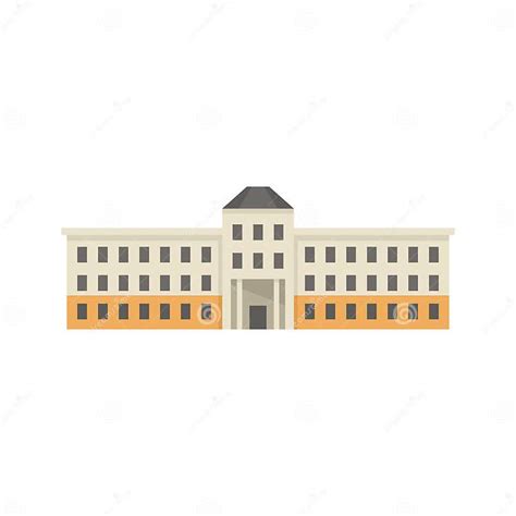 Cityscape Parliament Icon Flat Isolated Vector Stock Vector