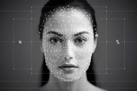 Premium Photo Sophisticated Face Detection Analyze Face Recognition