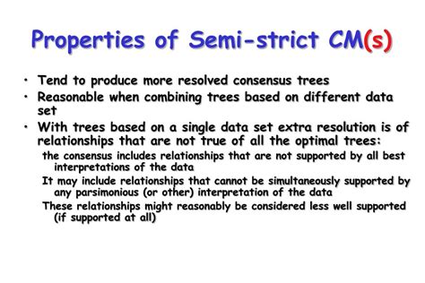 Ppt Inferring Trees From Trees Consensus And Supertree Methods