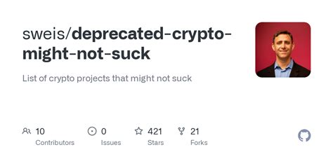 Github Sweisdeprecated Crypto Might Not Suck List Of Crypto